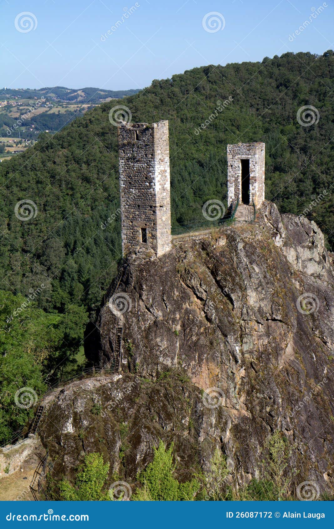 Castle of Peyrusse le Roc stock photo. Image of medieval - 26087172