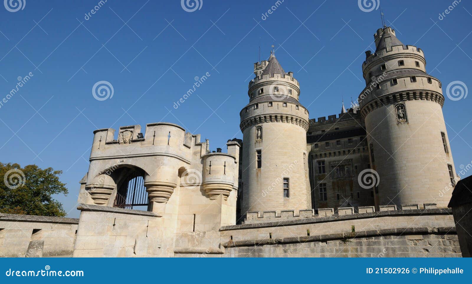 Castle of Pierrefonds stock photo. Image of artistic - 21502926