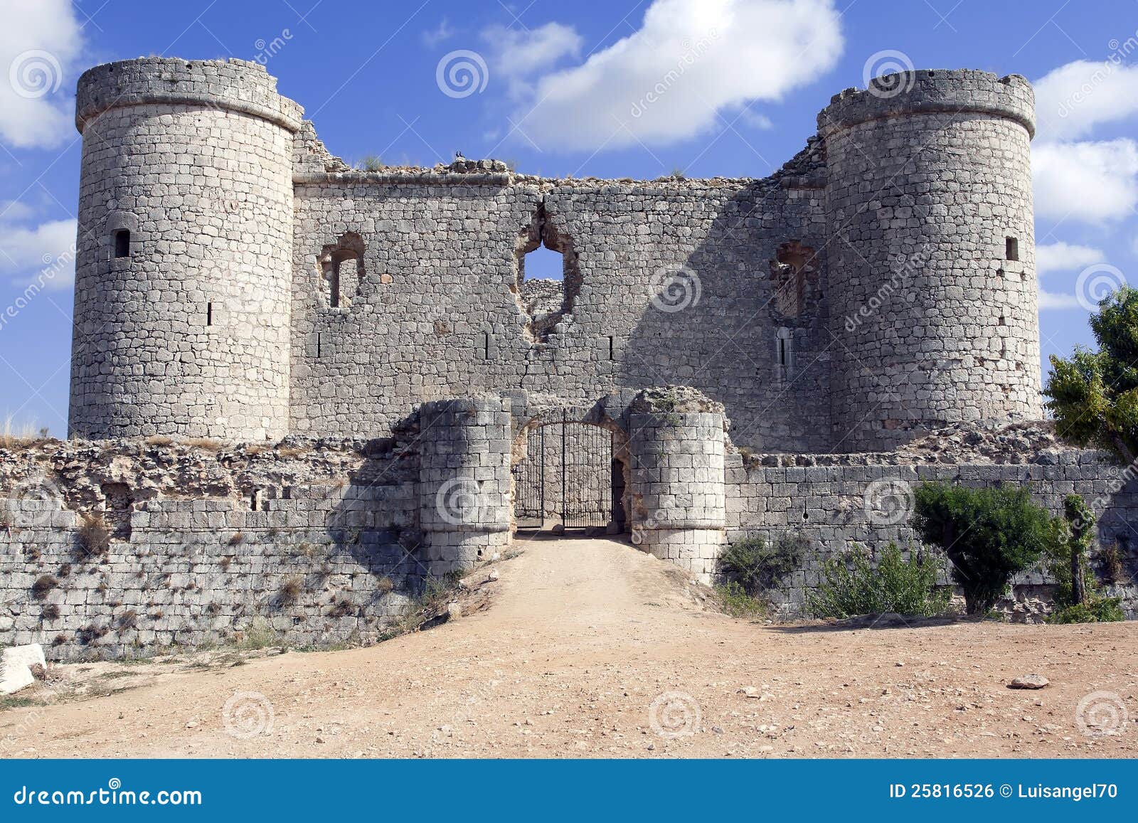 Castle of Pioz stock photo. Image of historic, wall, fortification ...