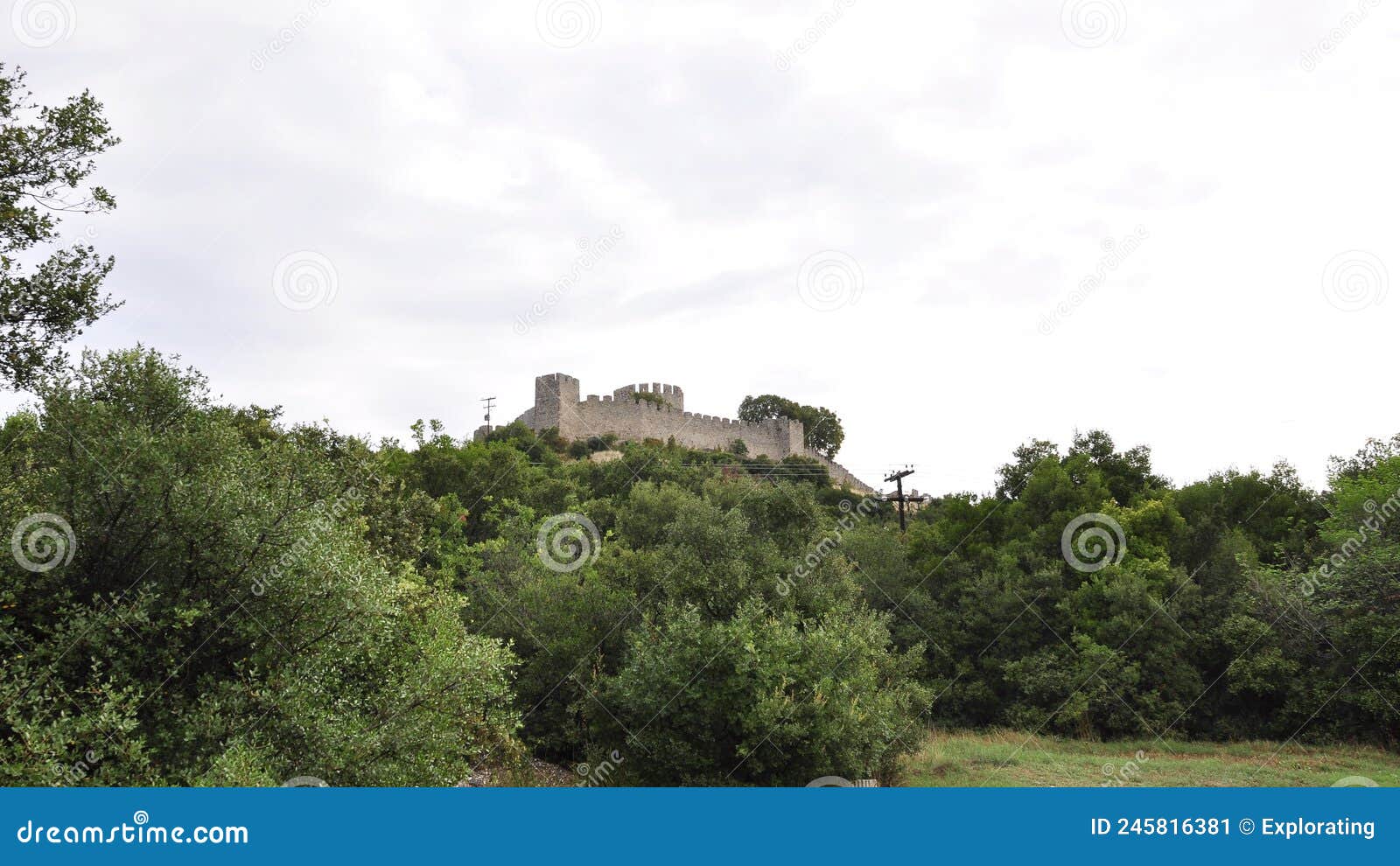 Castle of Platamonas - Macedonia, 2021 Stock Image - Image of right ...