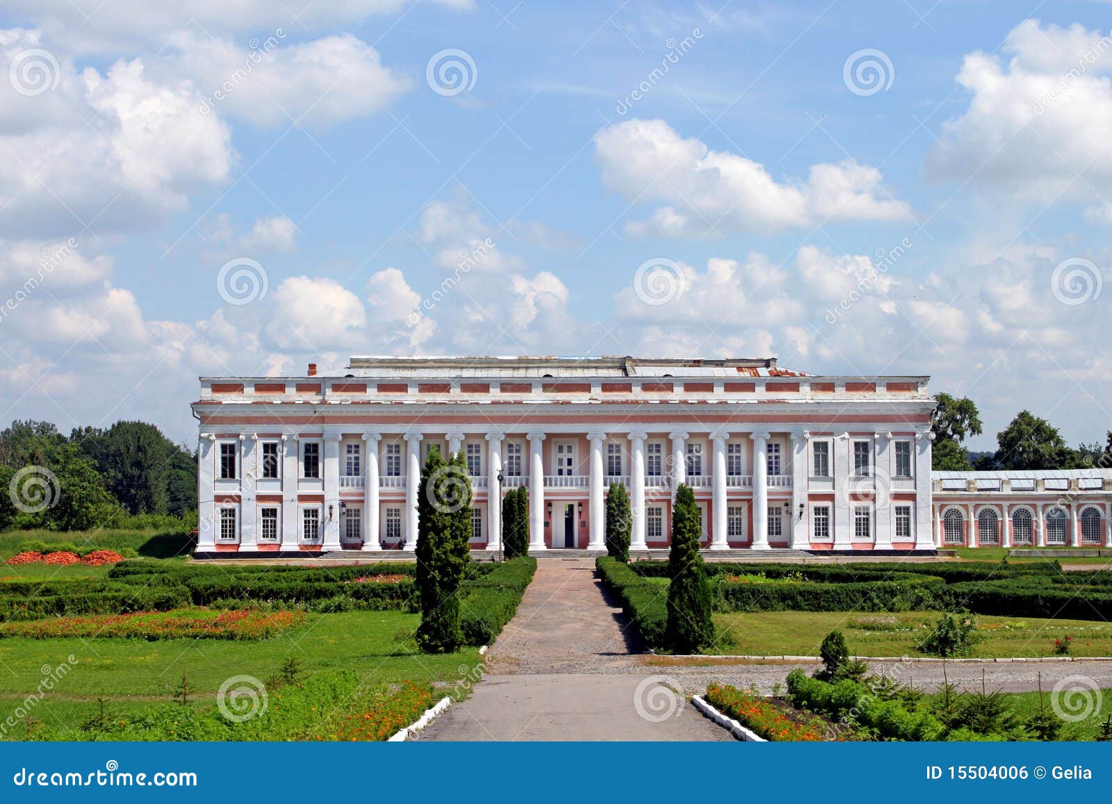 Castle of Polish magnate stock photo. Image of garden - 15504006