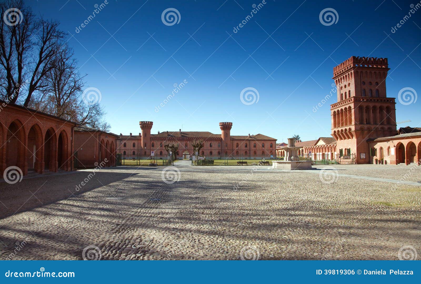 Castle of Pollenzo, Bra, Cuneo. Stock Photo - Image of residence ...