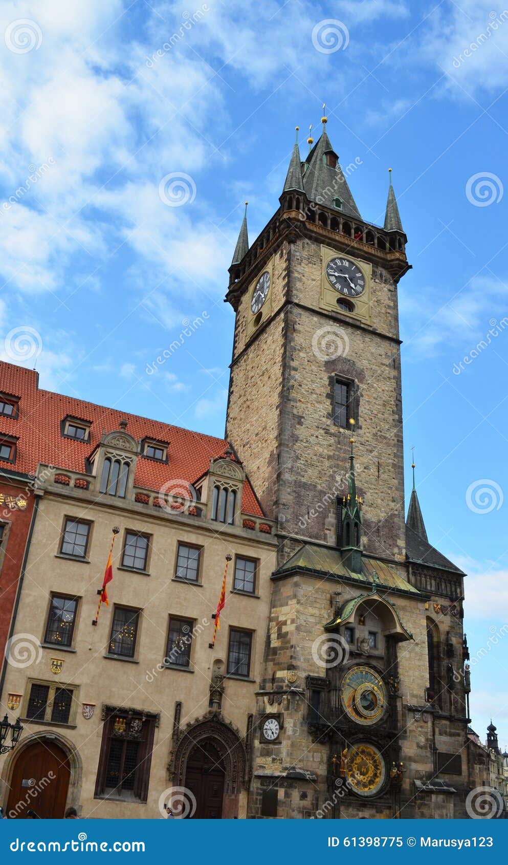 Castle in Prague stock image. Image of blue, travel, vocation - 61398775