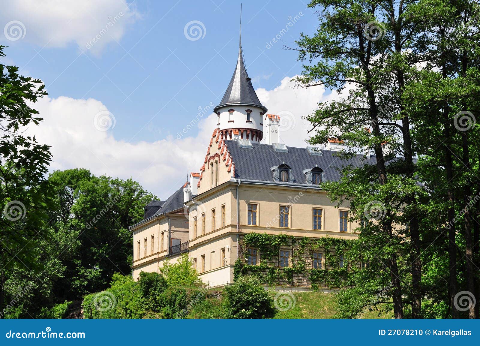 Castle Radun stock photo. Image of surface, lake, tarn - 27078210