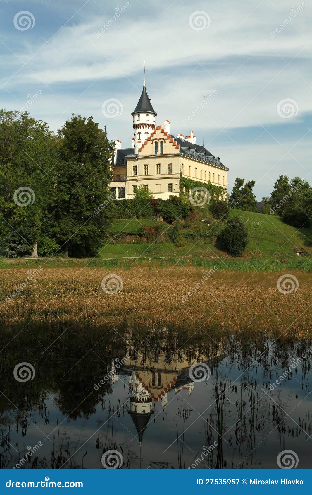 Castle Radun stock image. Image of north, reflection - 27535957