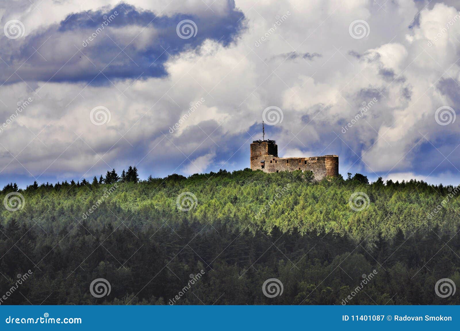 Castle Radyne stock image. Image of travel, stary, stone - 11401087