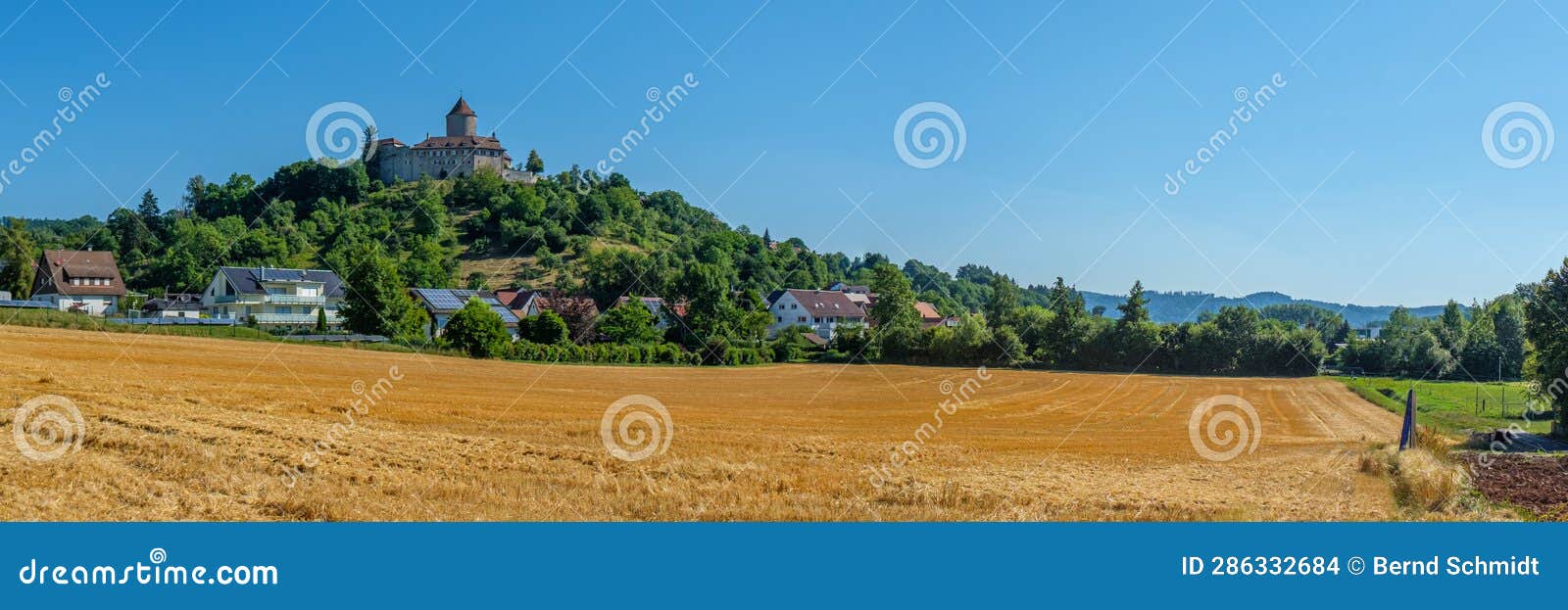 Castle Reichenberg on a Hill in Germany Stock Photo - Image of forest ...