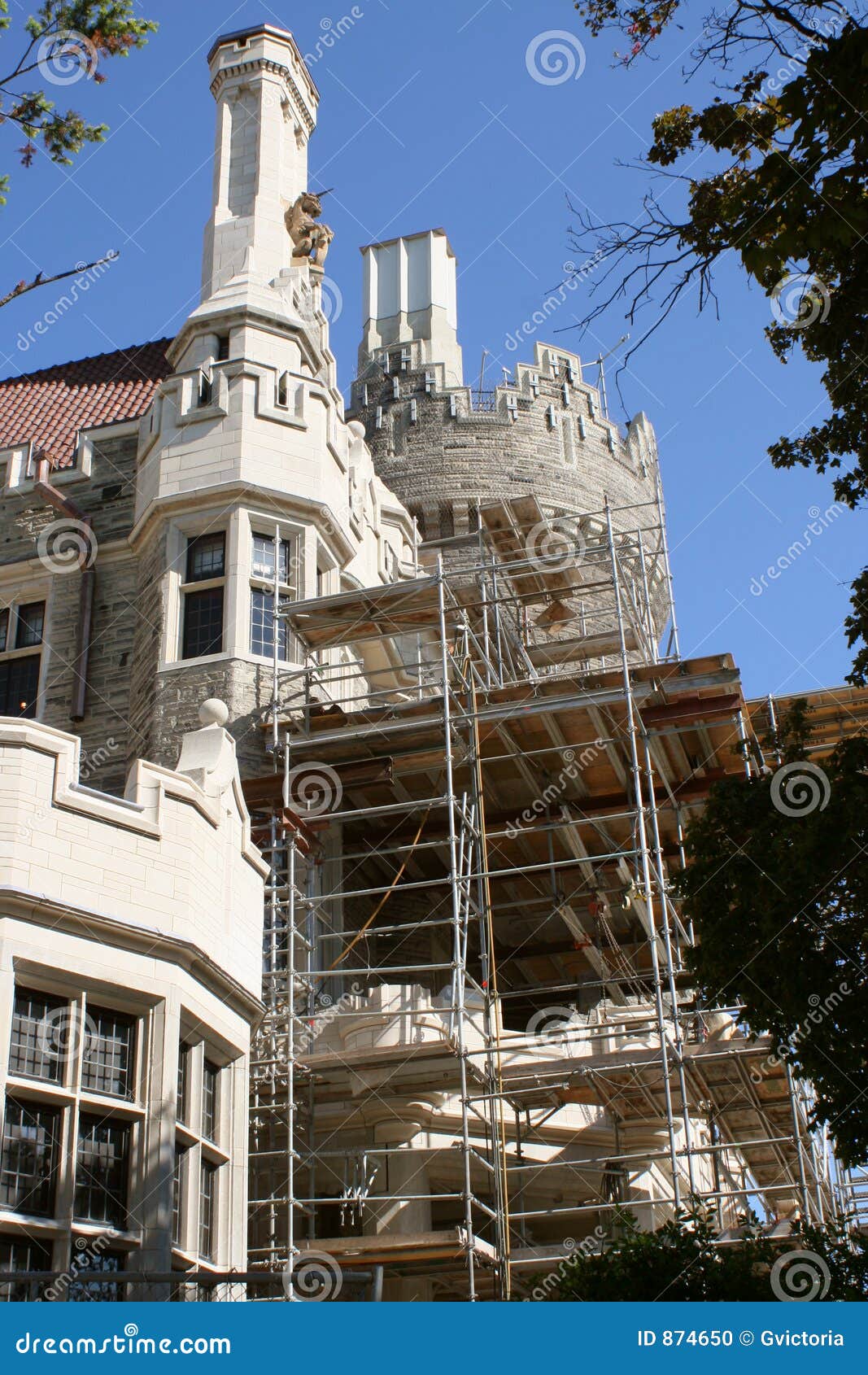 Castle restoration stock photo. Image of castle, palace - 874650