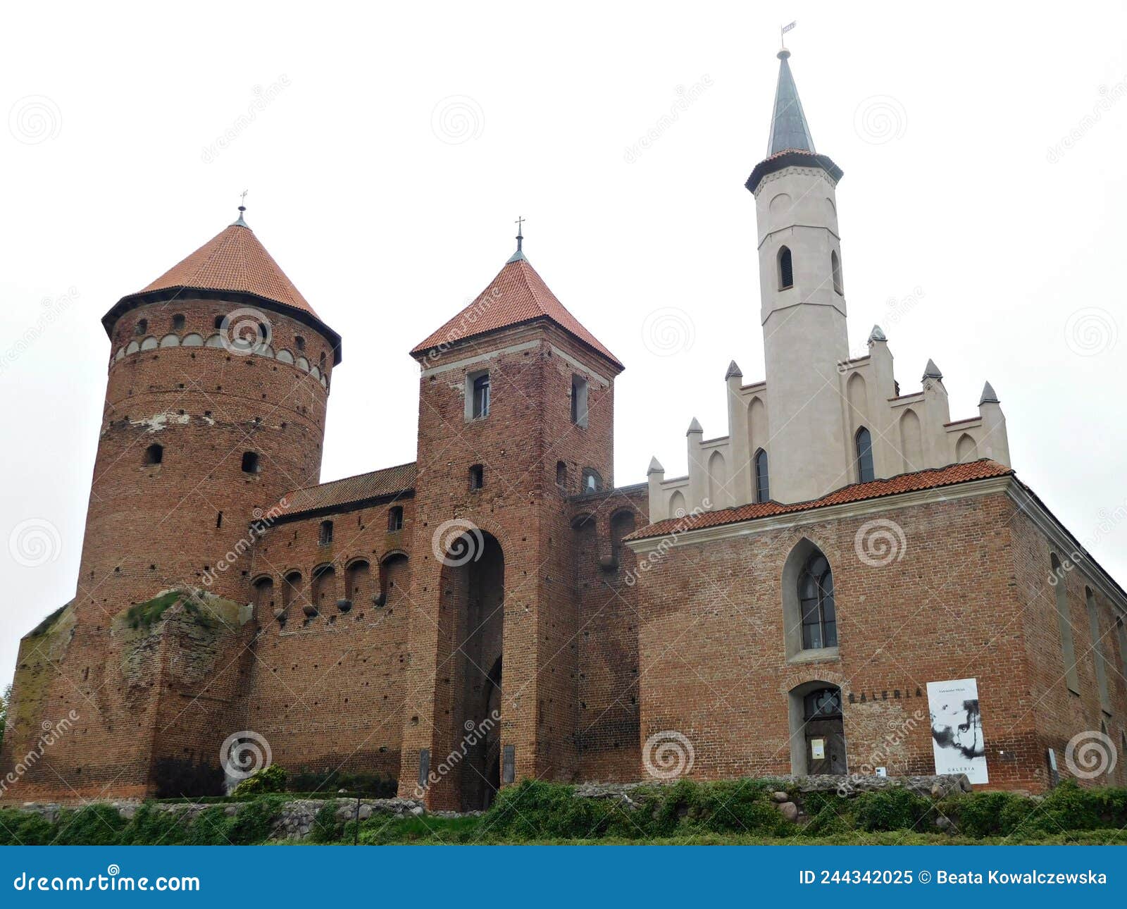 Castle in Reszel. Poland. stock image. Image of built - 244342025