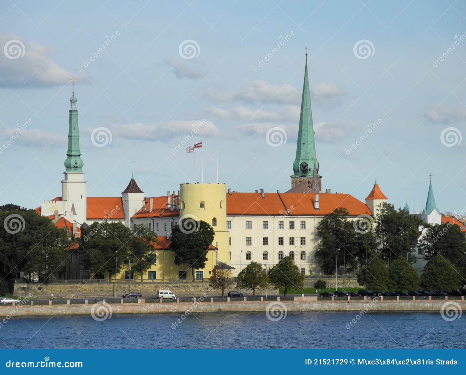 Castle of Riga in Latvia stock image. Image of building - 21521729