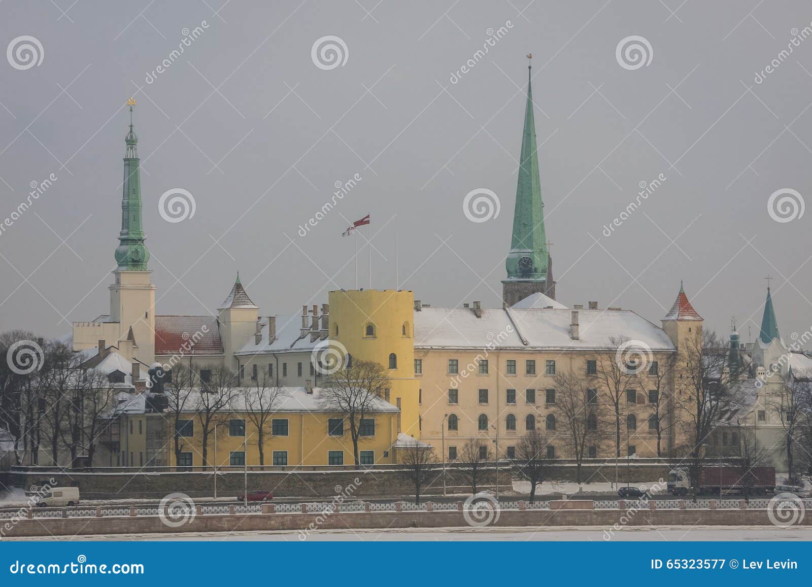 Castle of Riga stock image. Image of town, church, residence - 65323577