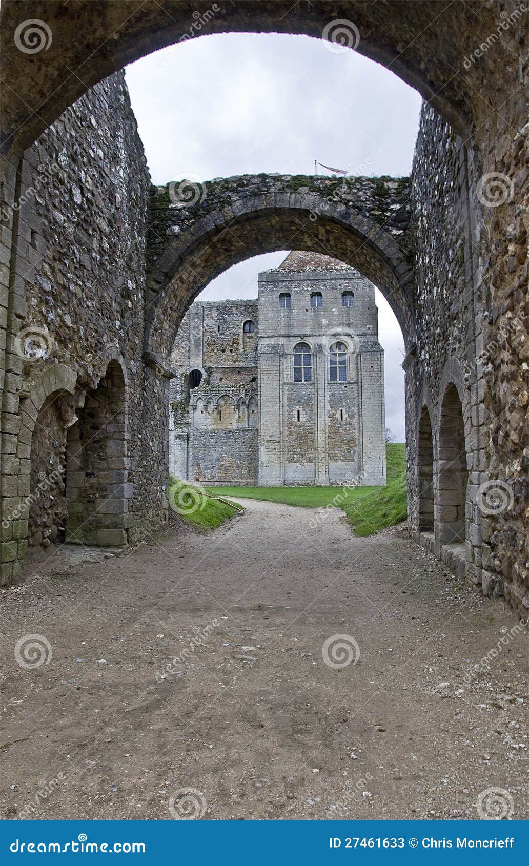 Castle Rising stock image. Image of england, arches, architecture ...