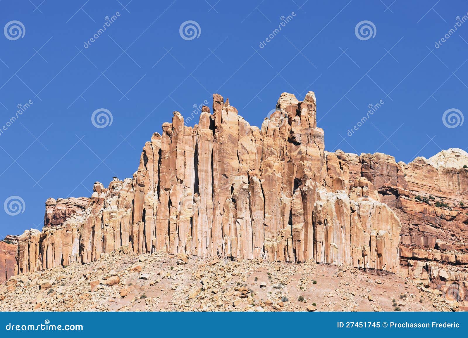 The Castle Rock formation stock image. Image of southwest - 27451745