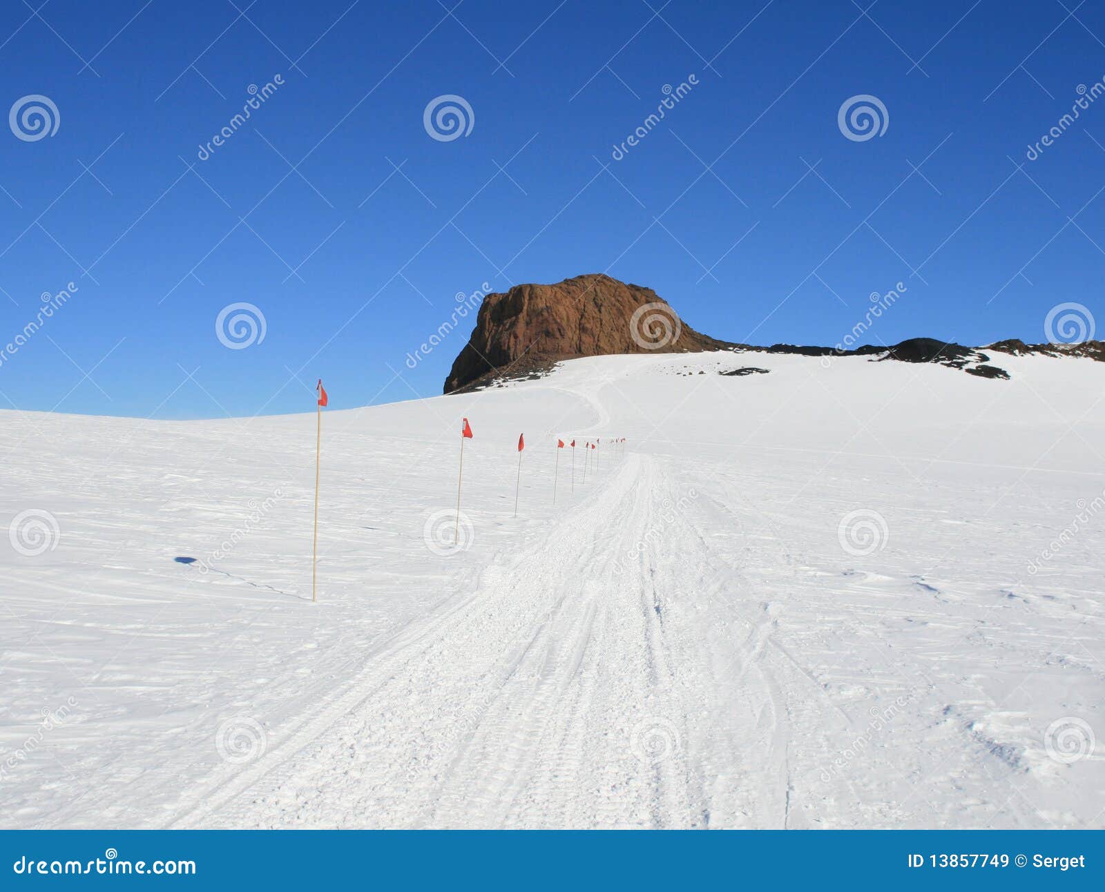 Castle Rock, Ross Island, Antarctica Stock Image - Image of island ...