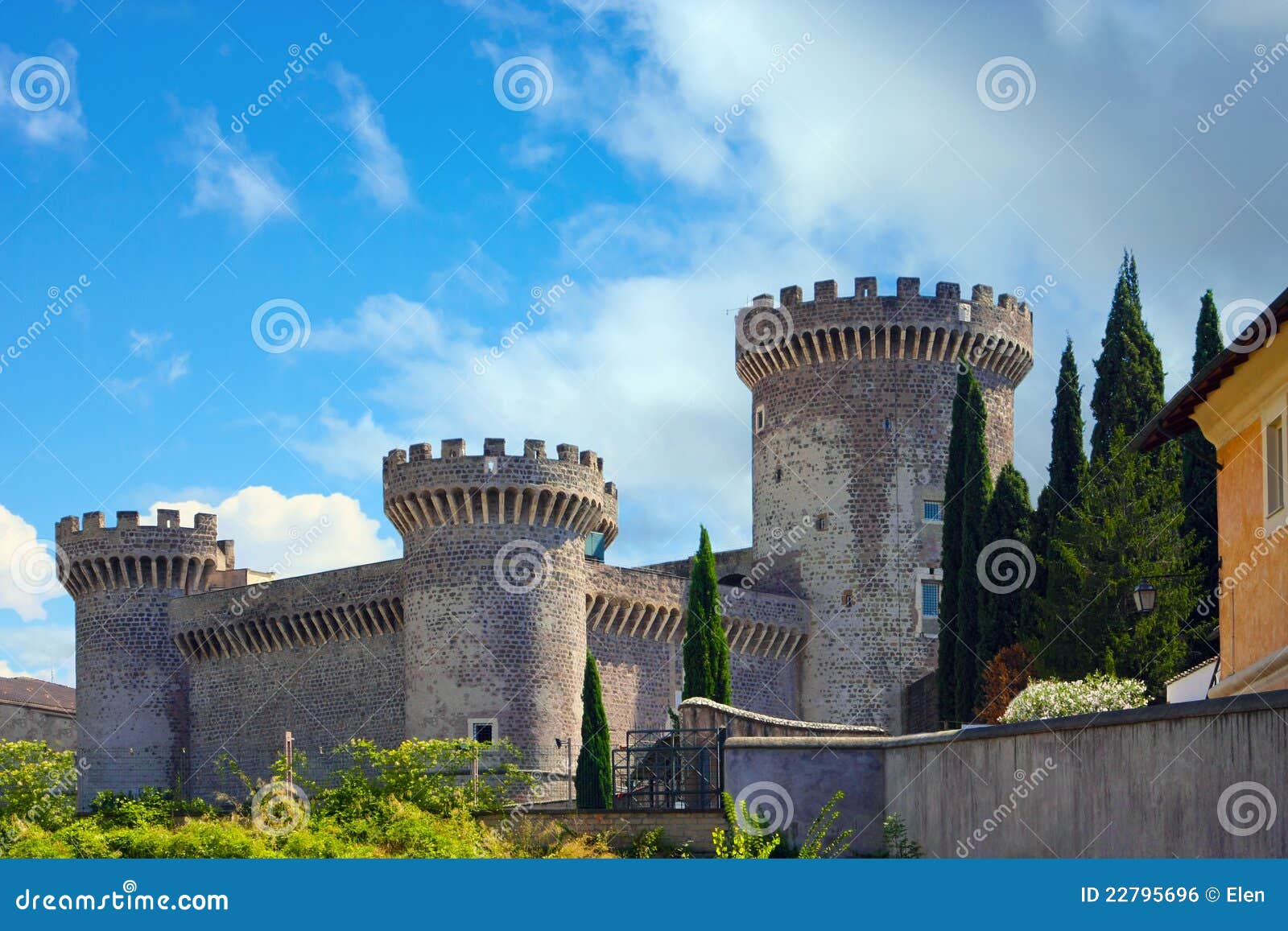 Castle in Rome, Italy stock photo. Image of exterior - 22795696