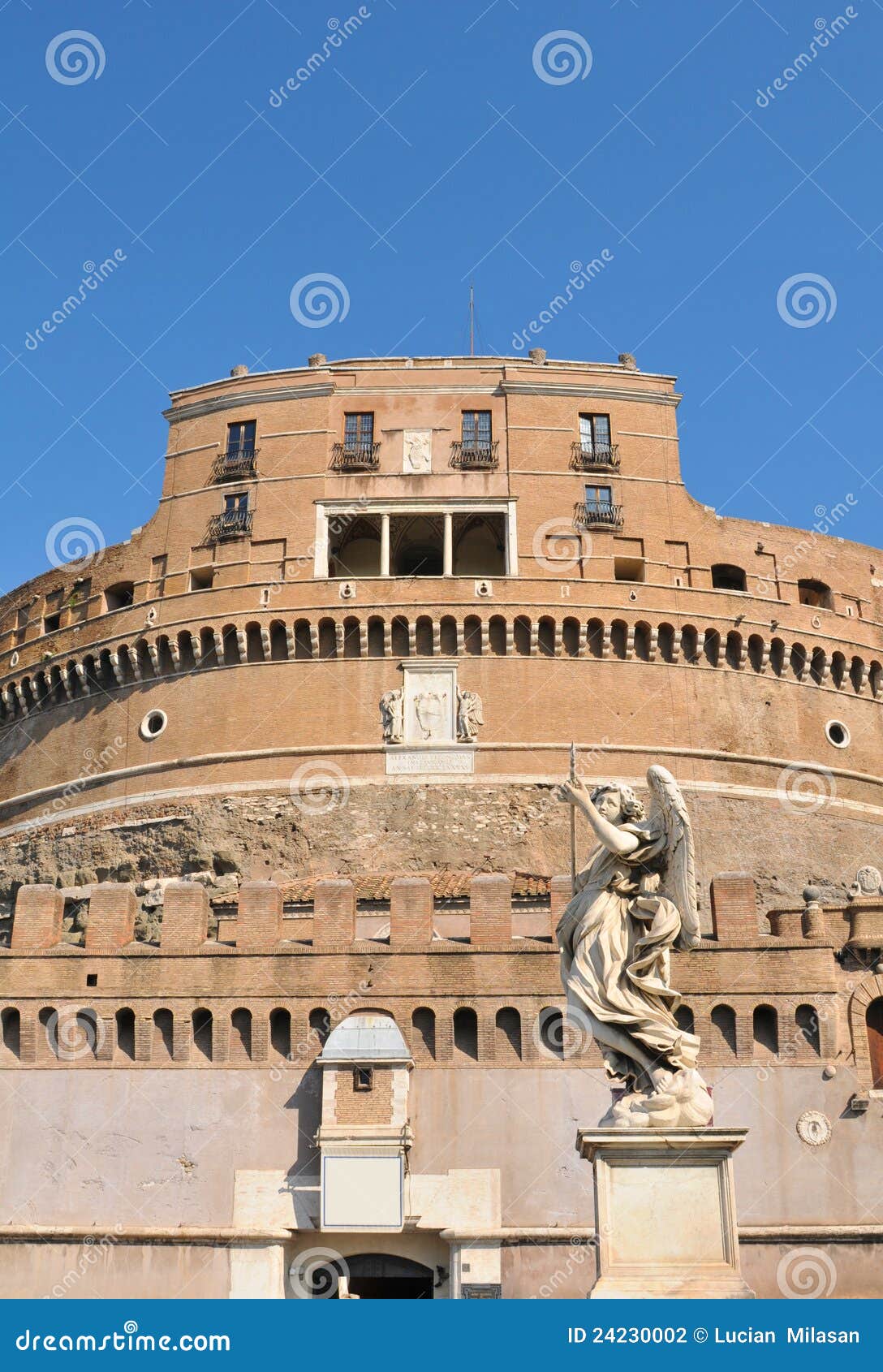 Castle in Rome, Italy stock photo. Image of ruin, ruined - 24230002