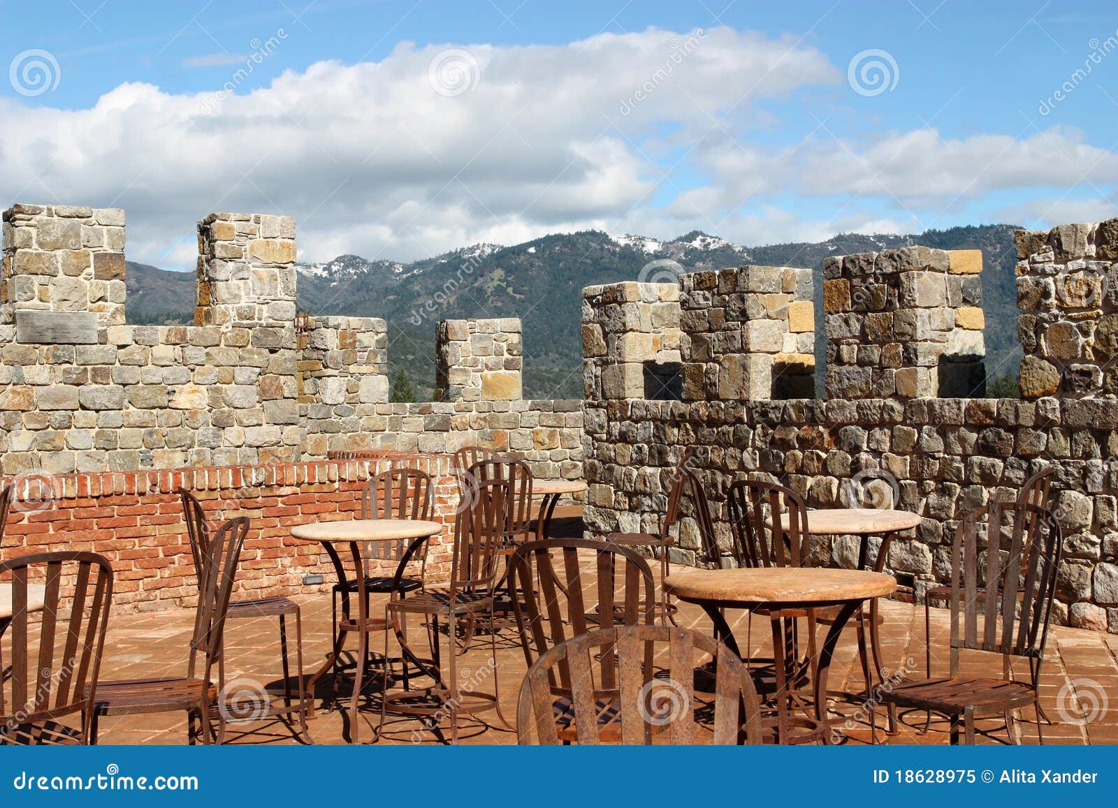 Castle Roof stock image. Image of european, brick, exterior - 18628975