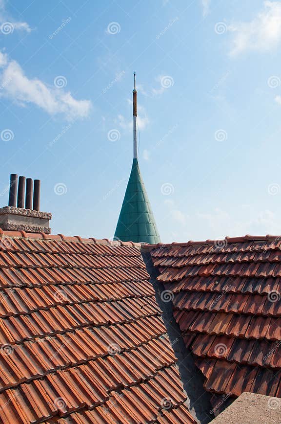 Castle roof stock photo. Image of architecture, cityscape - 27312658