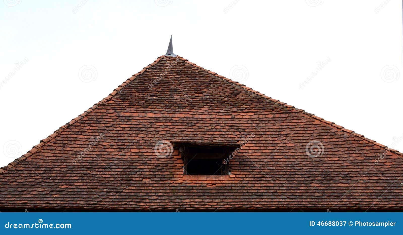 Castle Roof, Spike and Window Stock Image - Image of roof, district ...