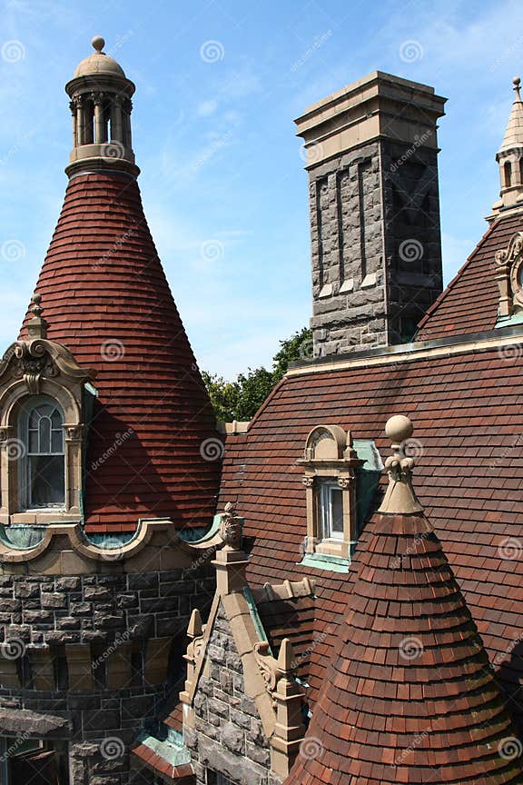 Castle roof top stock photo. Image of mansion, architecture - 23679012