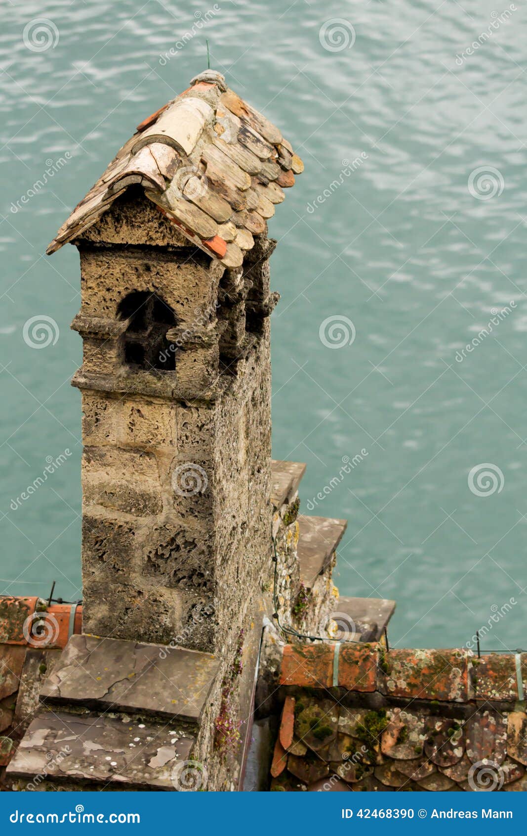 Castle rooftop stock photo. Image of lake, funnel, medieval - 42468390