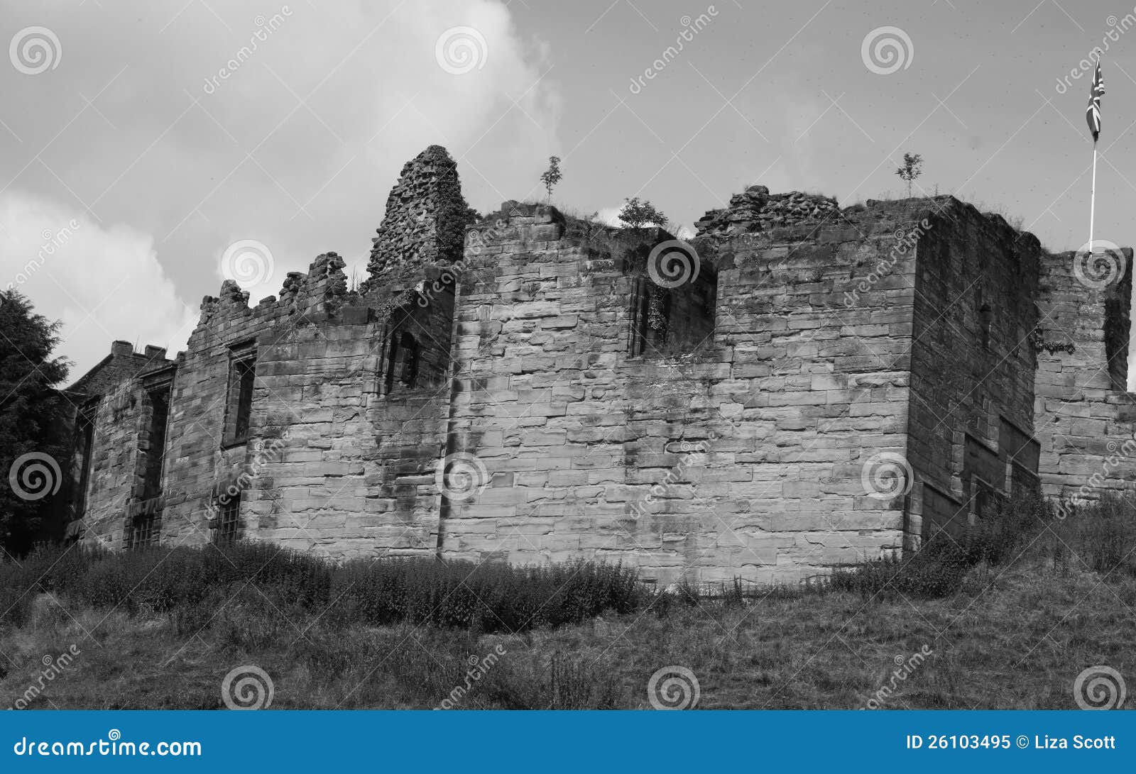 Castle ruins stock image. Image of king, gothic, landscape - 26103495