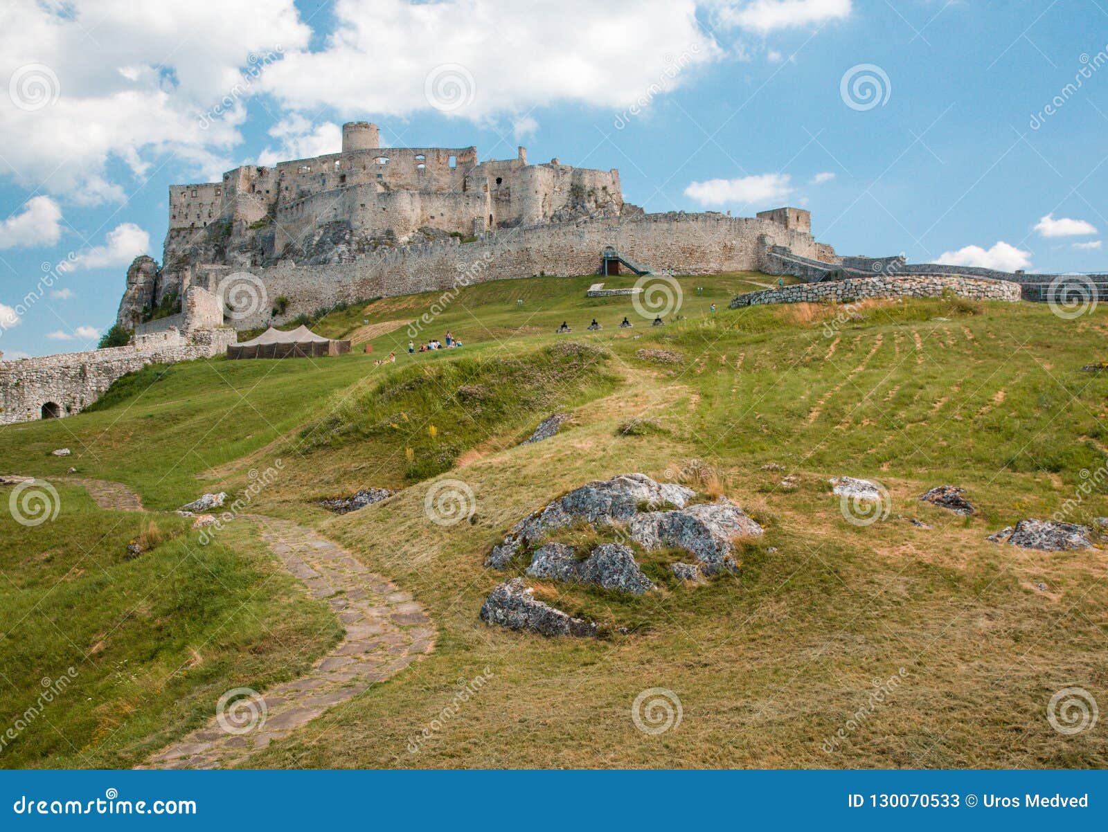 Spiski Hrad Castle Stock Photo | CartoonDealer.com #33391980