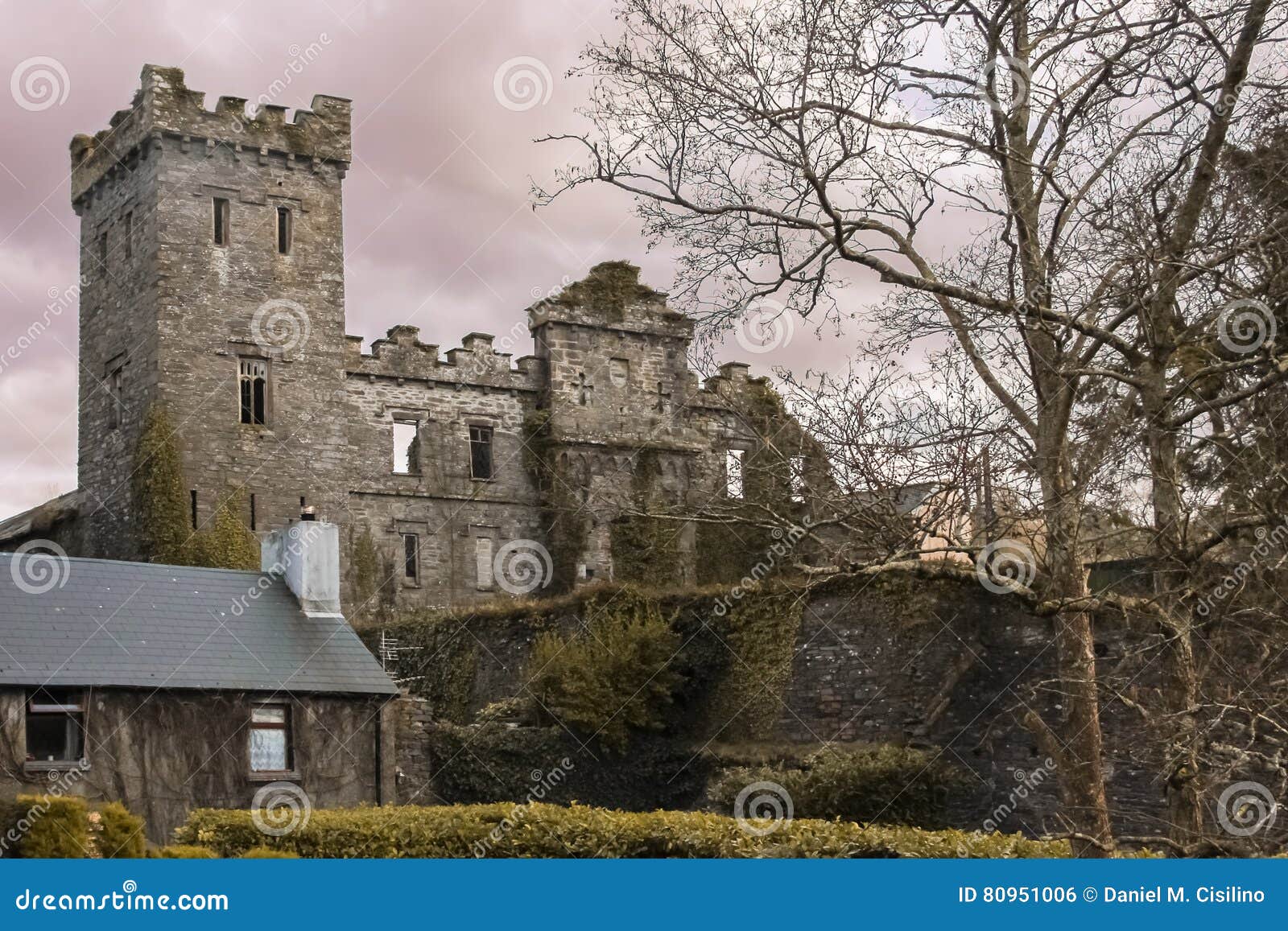 Castle Ruins. Macroom. Ireland Stock Photo - Image of brian, fort: 80951006
