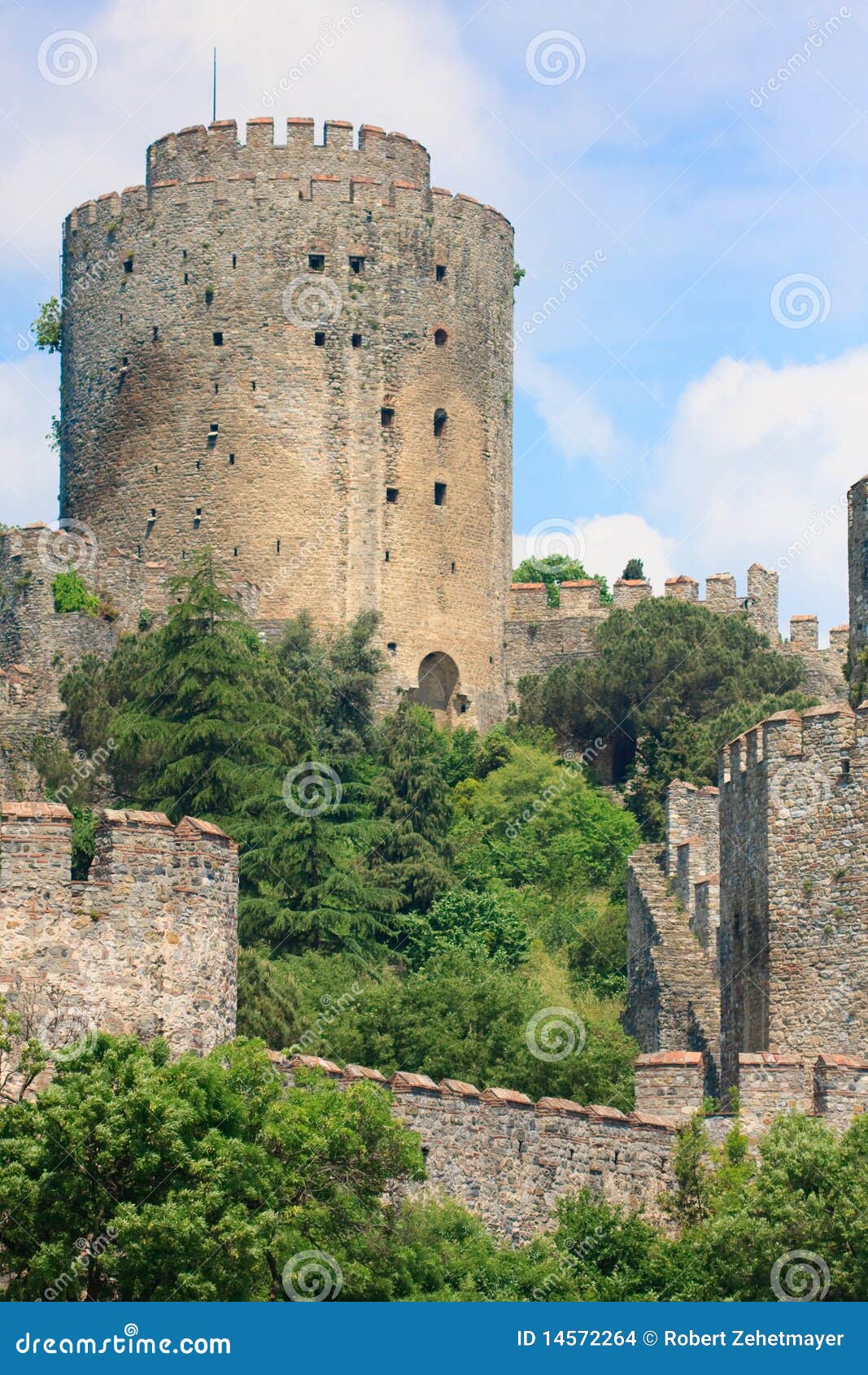 Castle of Rumeli stock photo. Image of historical, citadel - 14572264