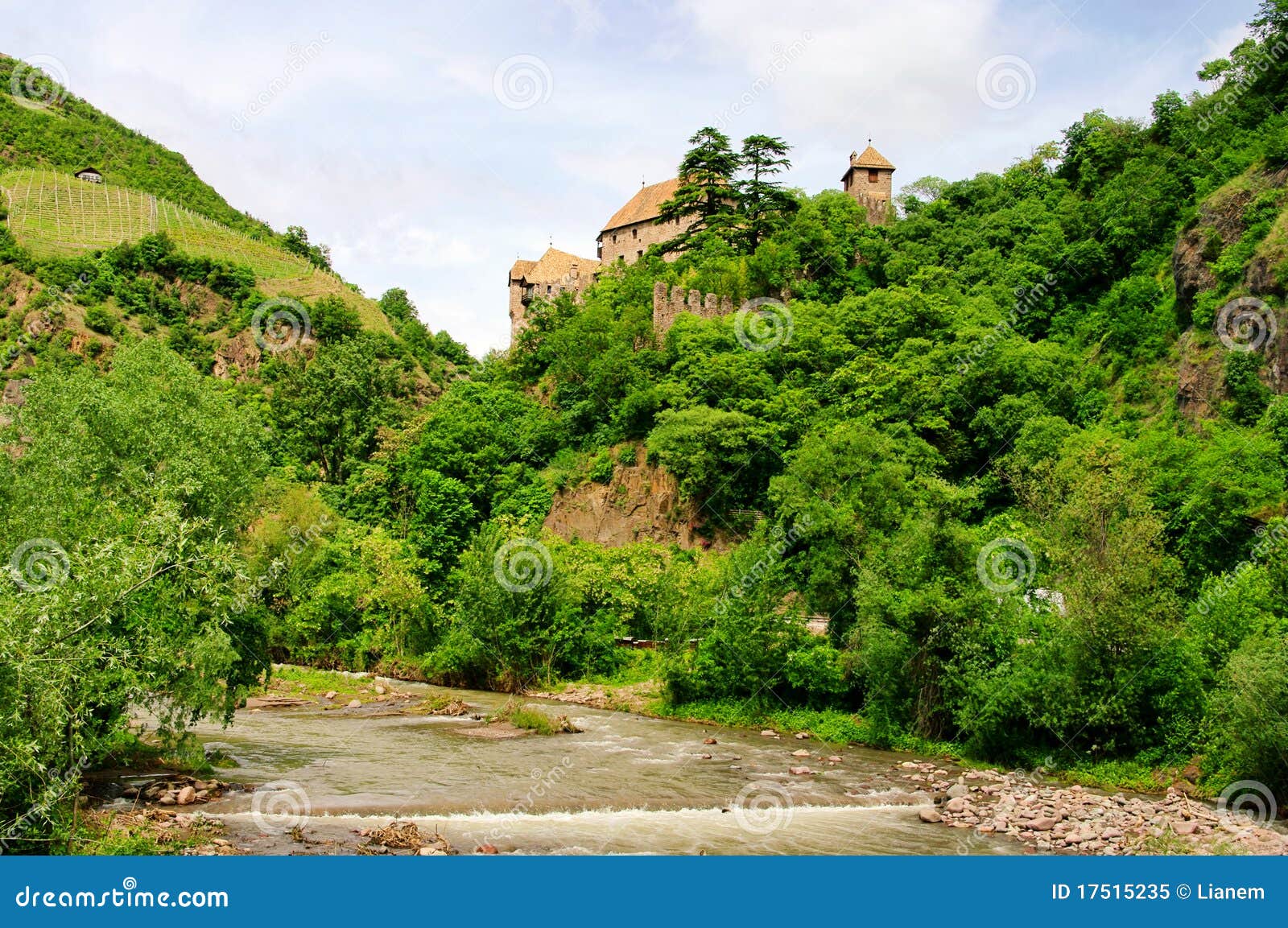 Castle Runkelstein stock image. Image of italy, south - 17515235
