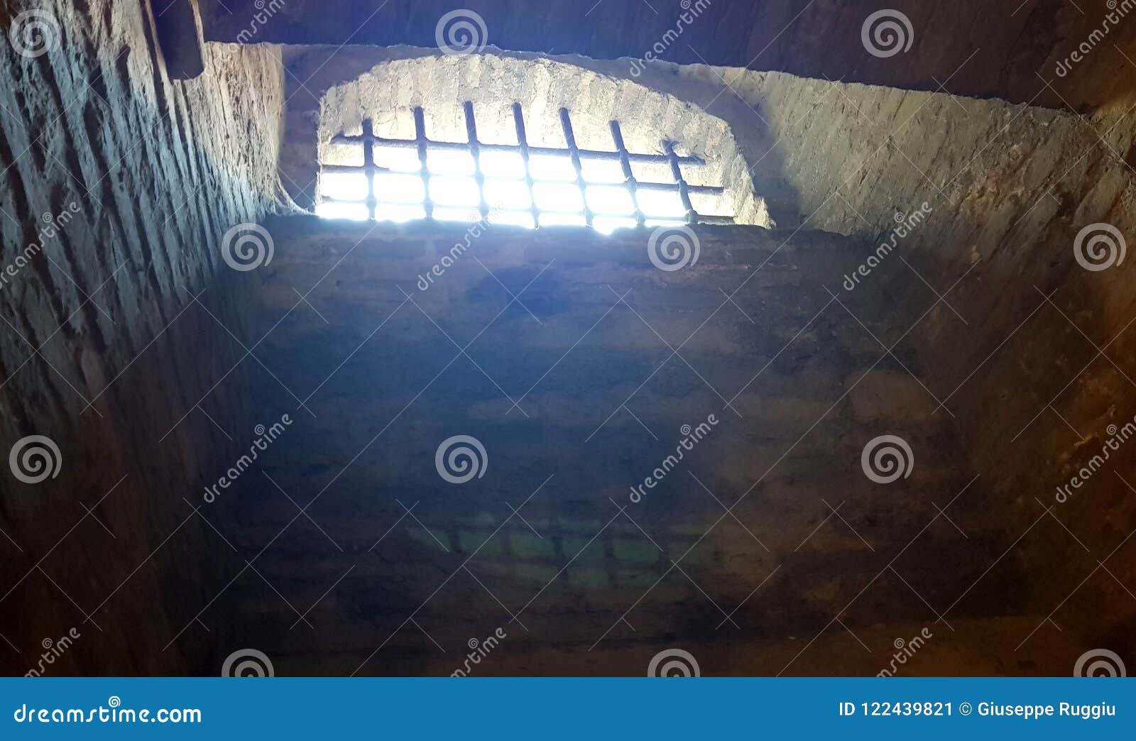 Castle rusted jail view stock image. Image of rusty - 122439821