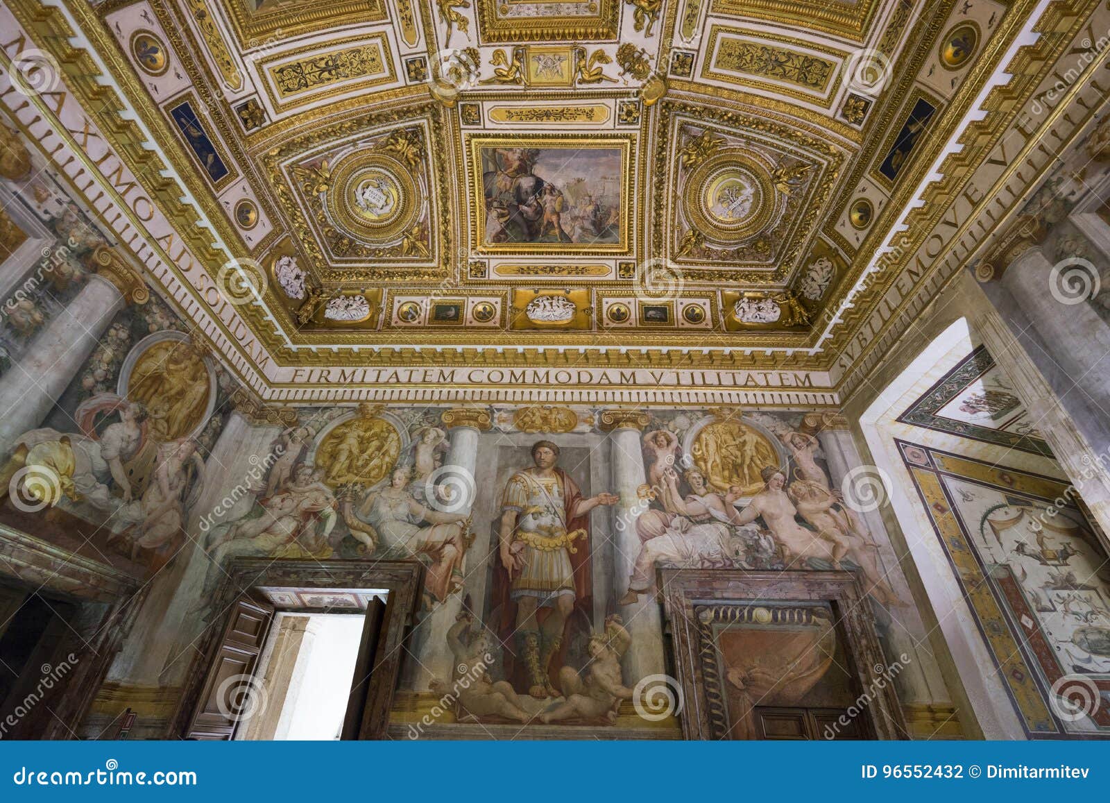 Castle Saint Angelo Interior in Rome. Italy Editorial Photography ...