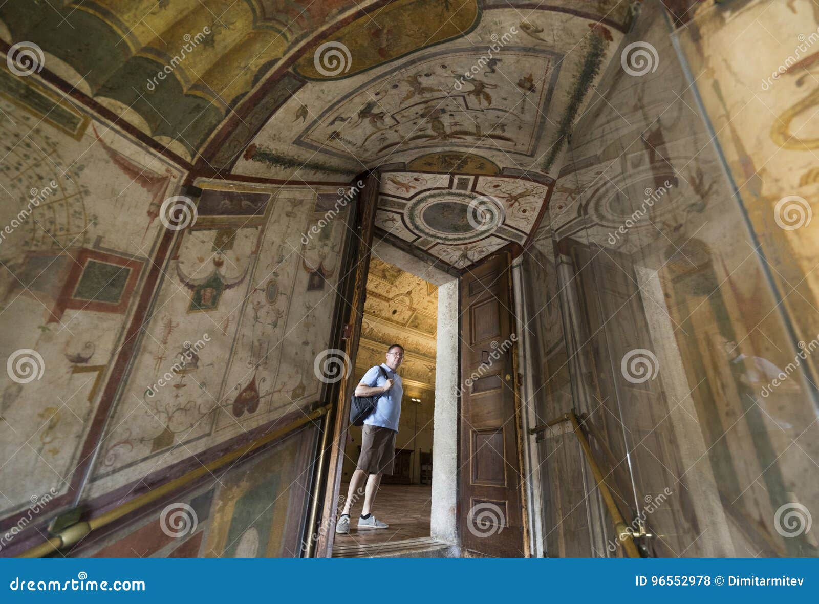 Castle Saint Angelo. Interior. Rome. Italy Editorial Stock Photo ...