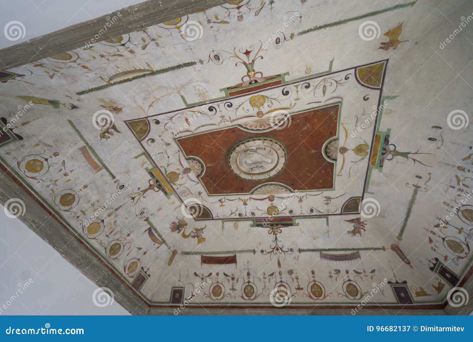 Castle Saint Angelo Interior in Rome. Italy on June 2017 Editorial ...