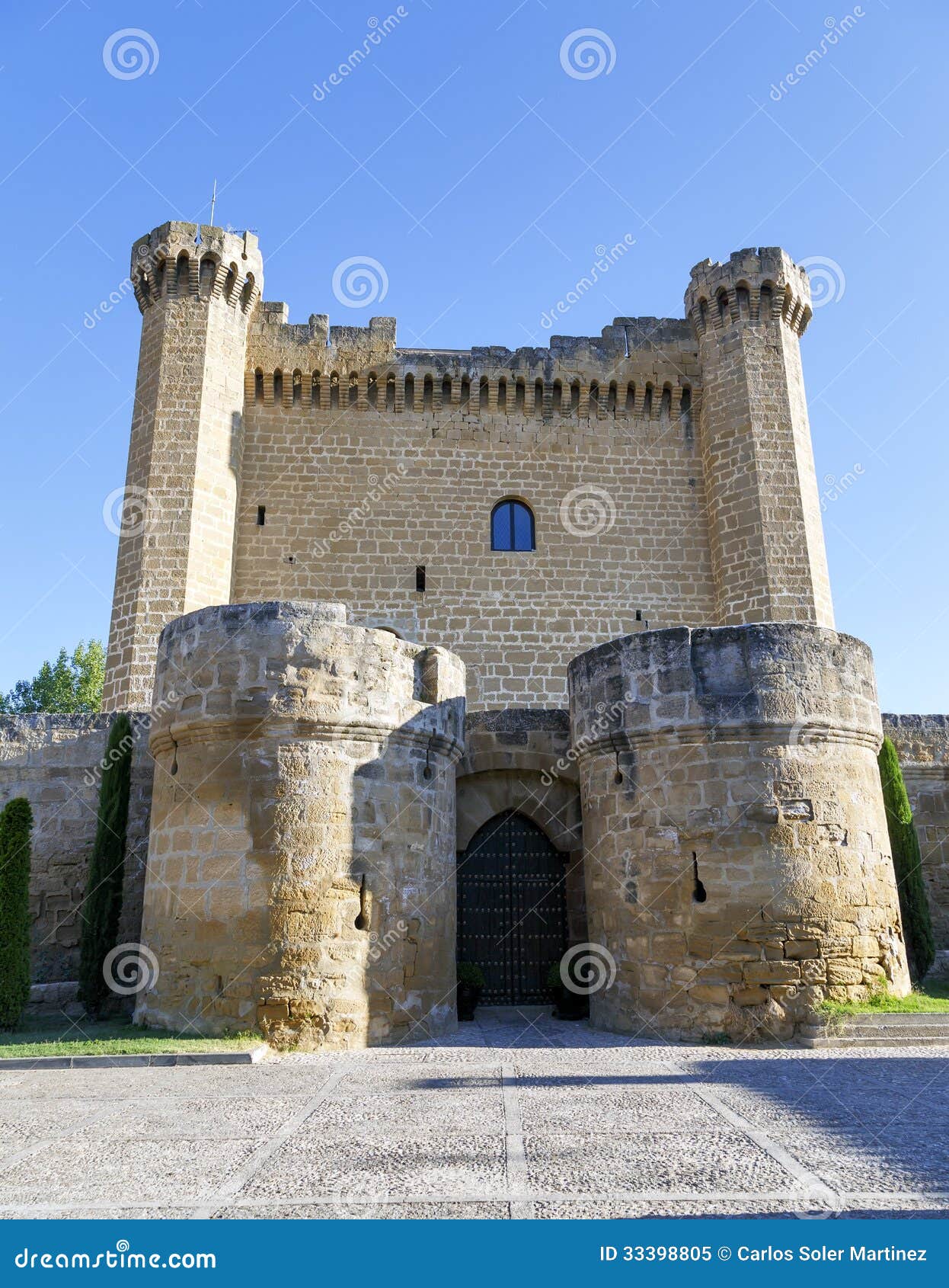 Castle of Sajazarra, La Rioja Stock Image - Image of tower, tourism ...