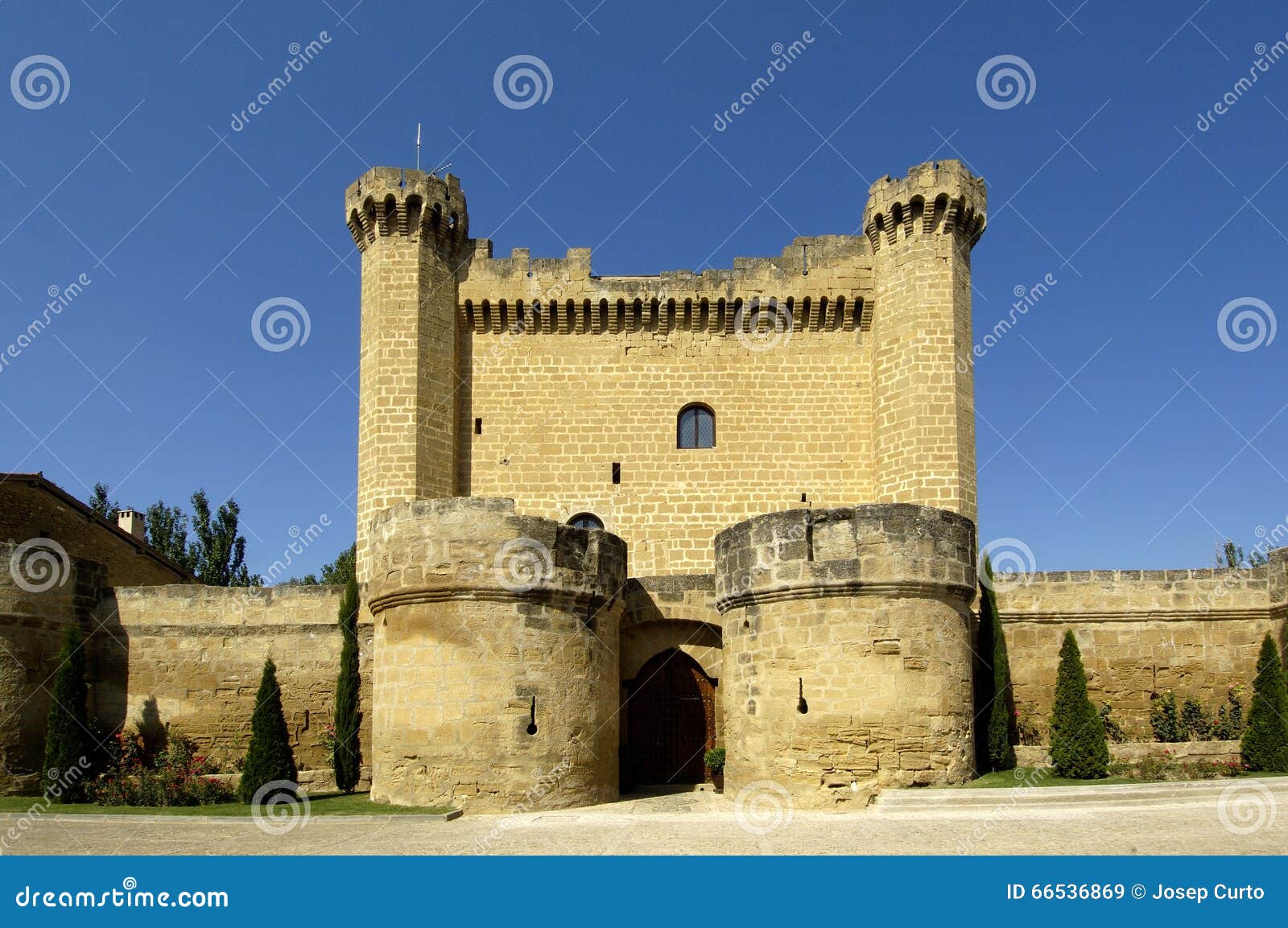 Castle of Sajazarra, La Rioja,Spain Stock Image - Image of castle ...