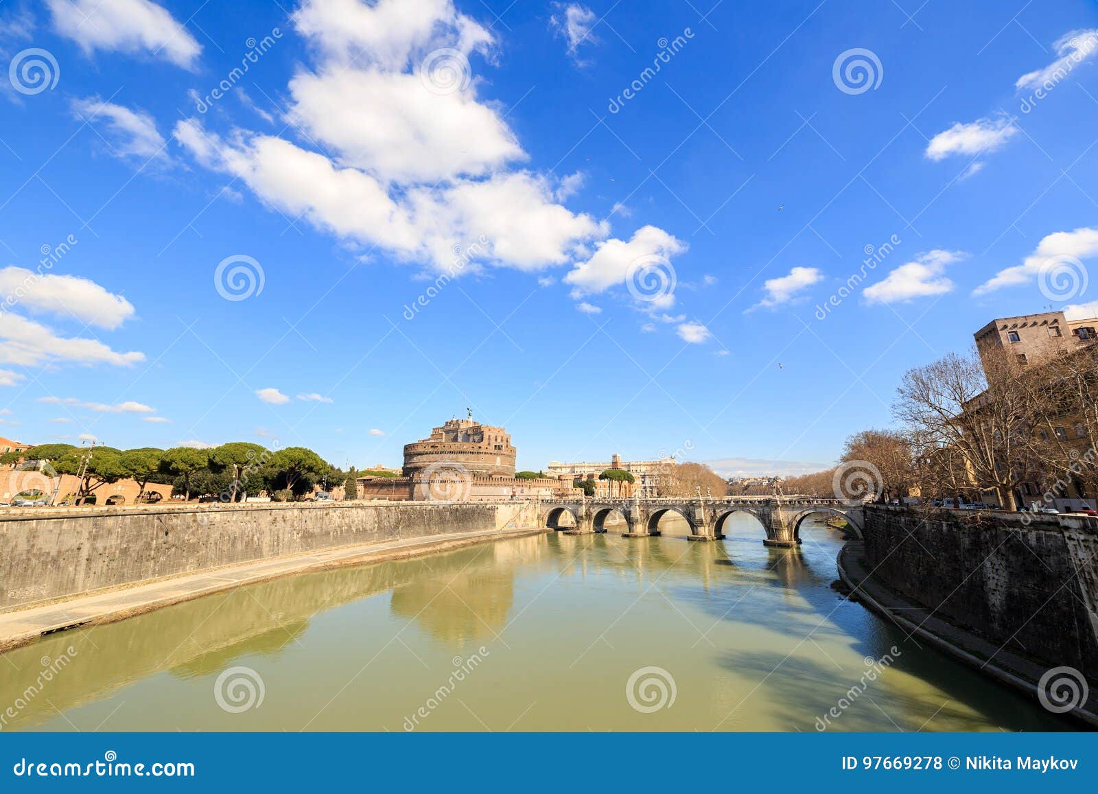 Castle of San Angelo, Rome, Italy Editorial Stock Photo - Image of rome ...