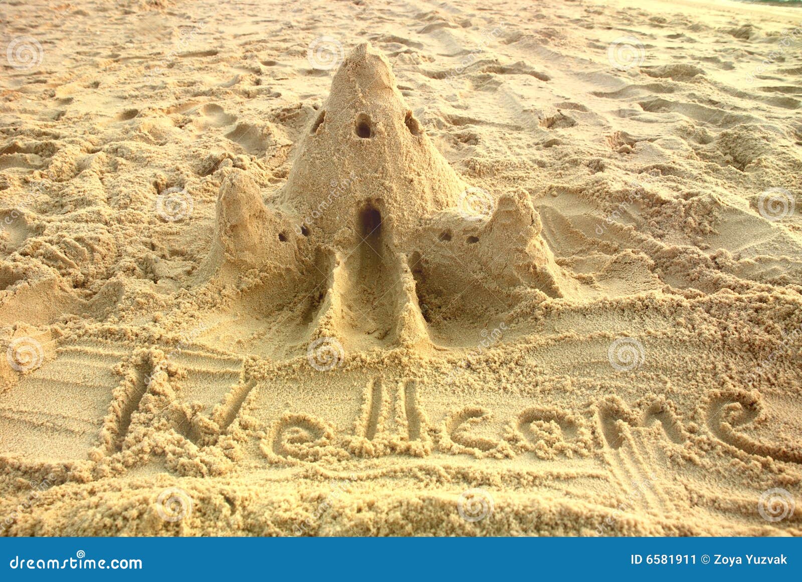 Castle On The Sand Picture. Image: 6581911