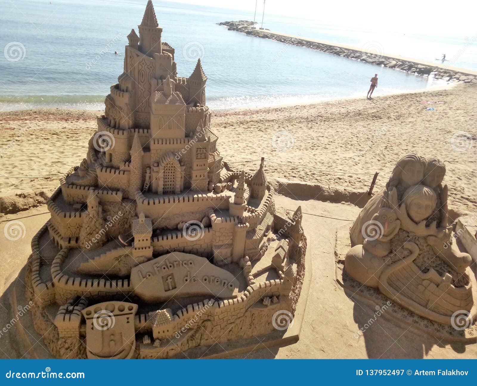 Castle from sand editorial photography. Image of sand - 137952497