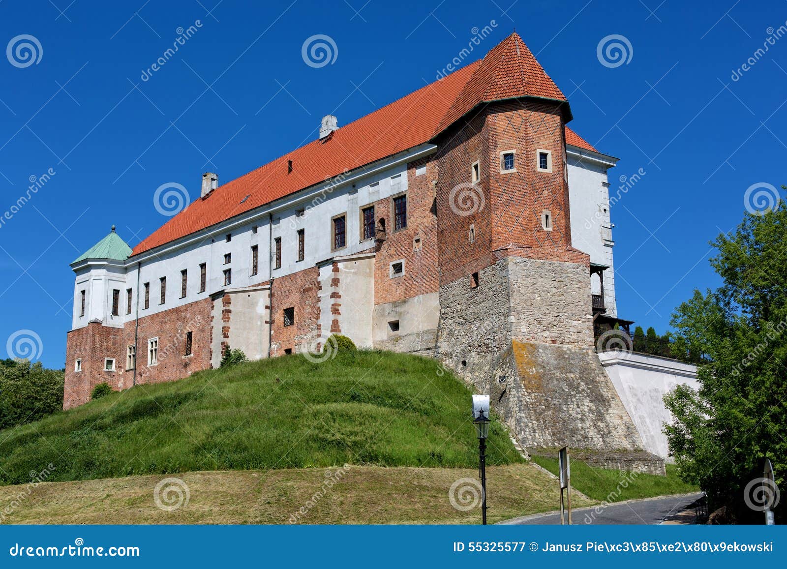 Castle in Sandomierz in Poland Stock Image - Image of castle, travel ...