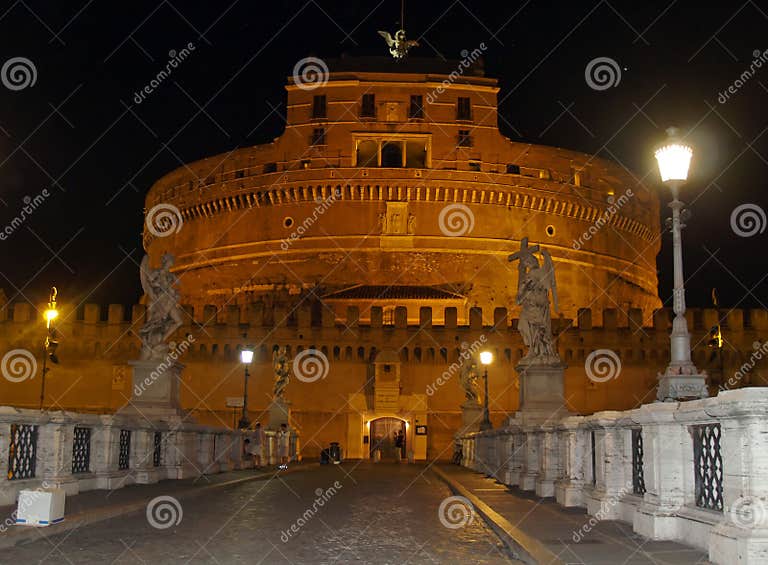 Castle sant angelo in Rome stock image. Image of historical - 2188979