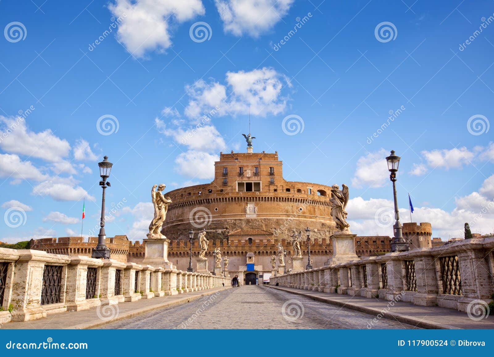 Castle Sant Angelo in Rome stock photo. Image of sant - 117900524