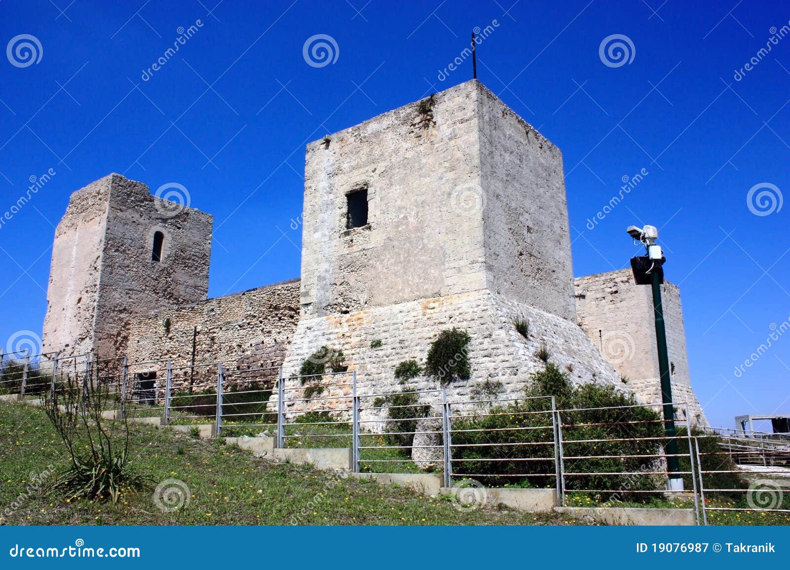Castle in Sardinia stock image. Image of castle, italy - 19076987