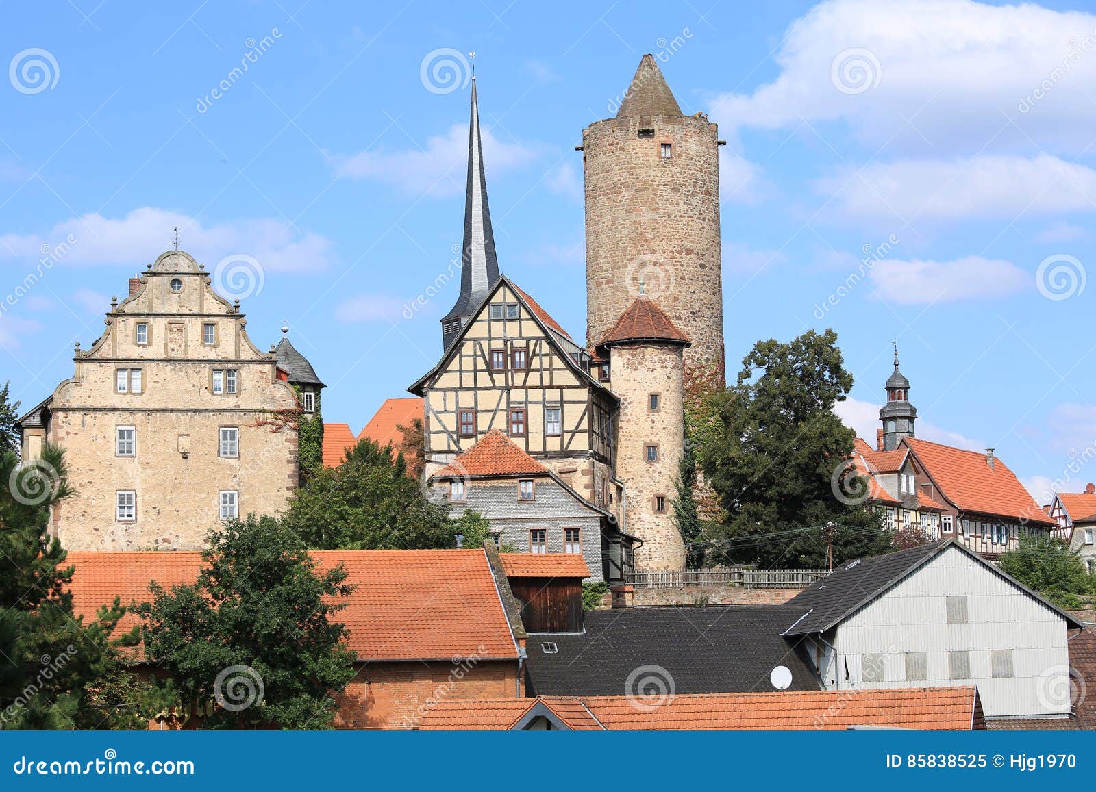 The Castle Schlitz in Hessen, Germany Stock Image - Image of schlitz ...