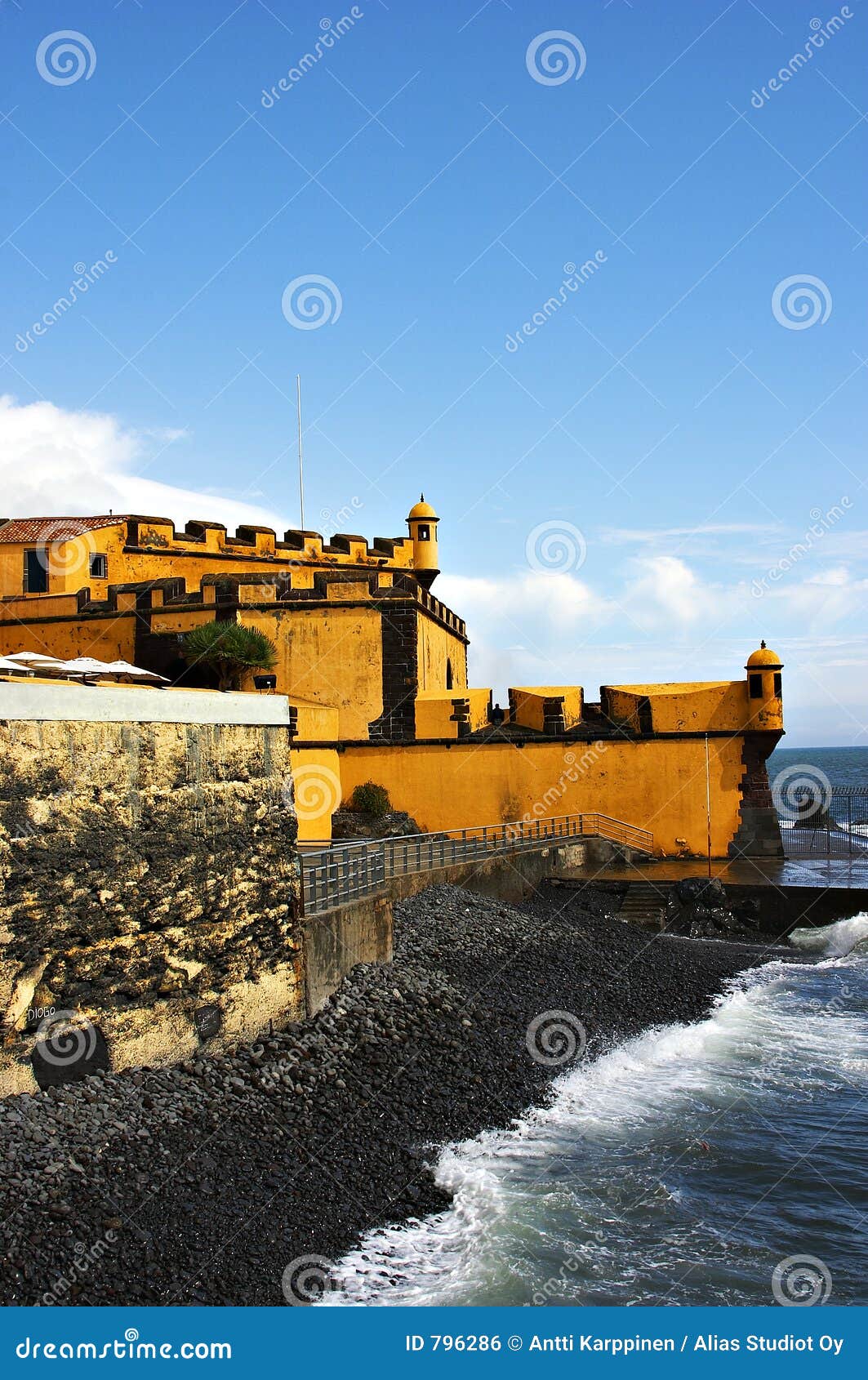Castle and sea stock photo. Image of brick, castle, tower - 796286