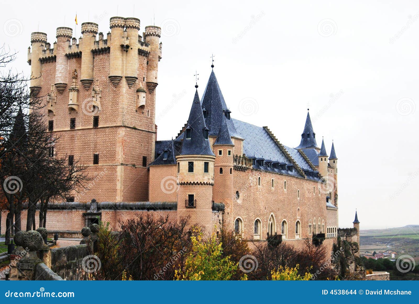 Castle Segovia Spain stock photo. Image of international - 4538644