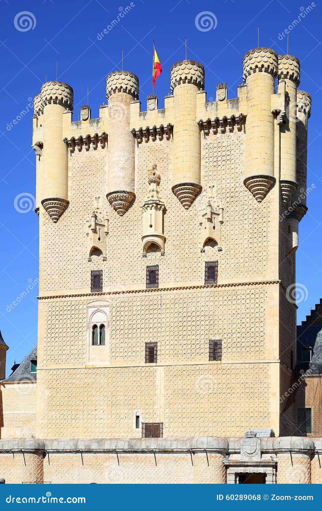 Castle of Segovia stock photo. Image of european, ancient - 60289068
