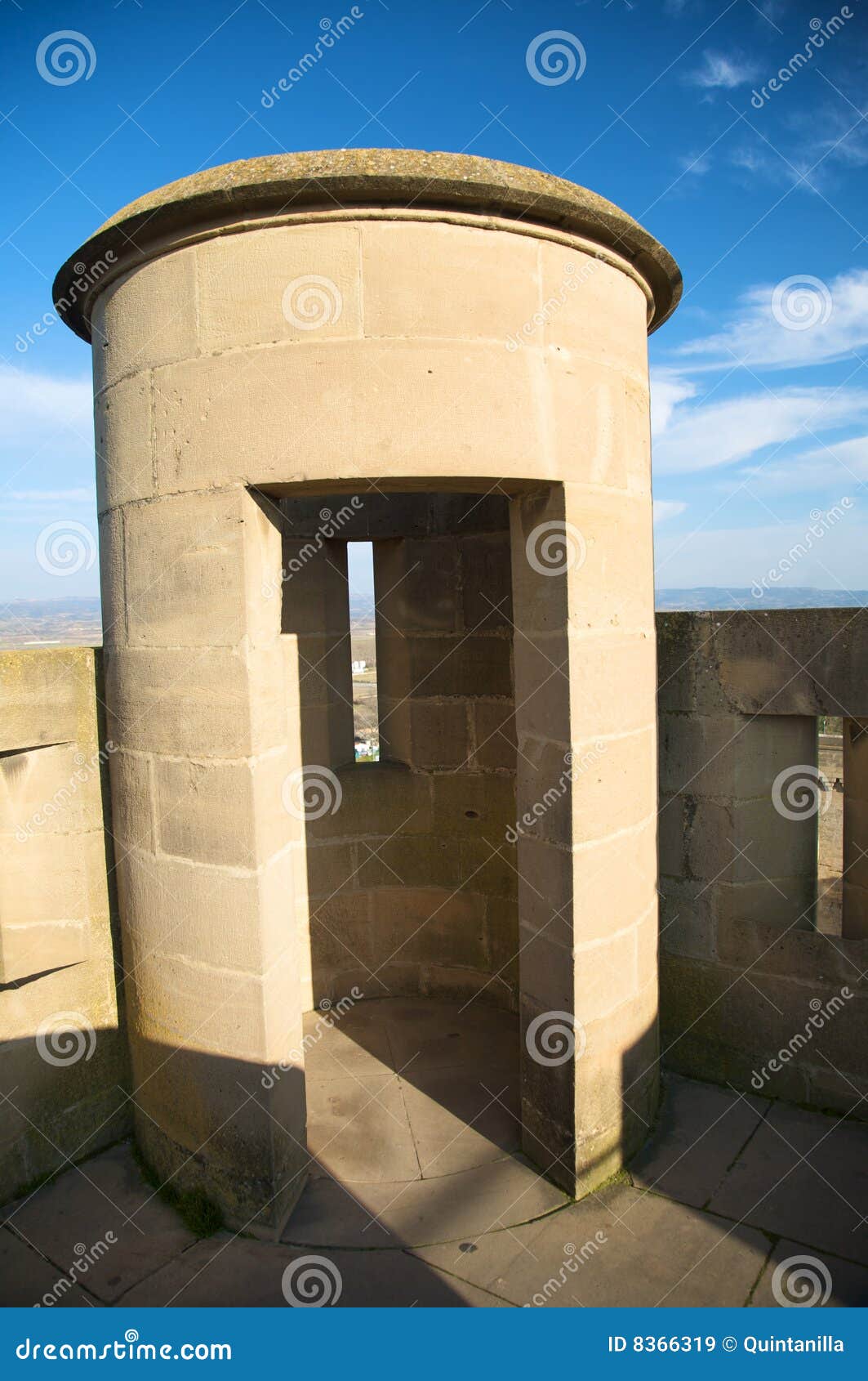 Castle sentry stock image. Image of spain, monument, europe - 8366319