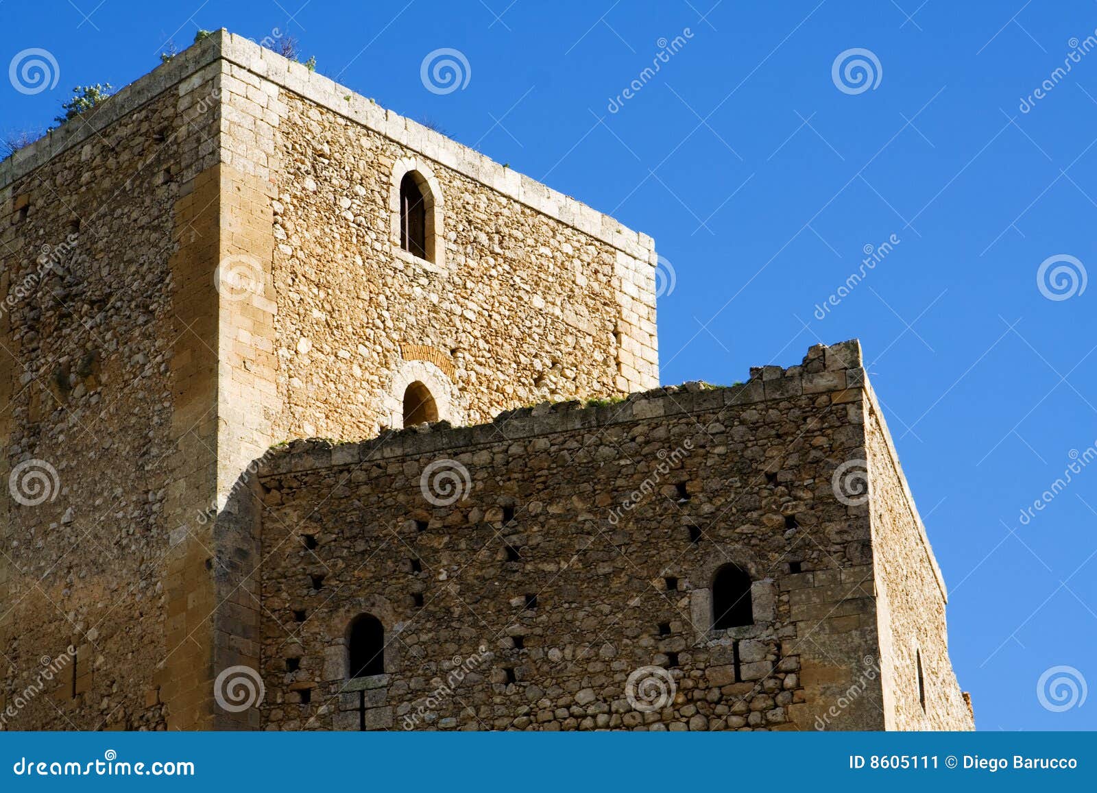 Castle of Serravalle stock image. Image of turret, castle - 8605111