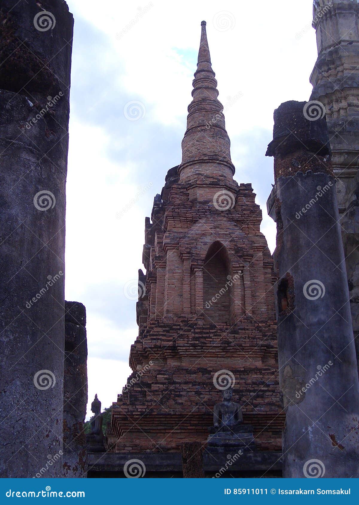 The Castle-shaped Pagoda Amount. Stock Image - Image of means, class ...